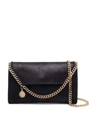 Stella McCartney Stella McCartney Mini Vegan Crossbody Bag With Signature Chain Nero