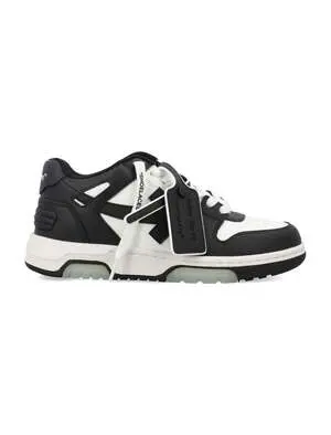 Off-White OFF-WHITE Low Top Leather Sneakers Bianco