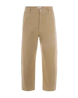 A.p.c. Organic Cotton Mini Trousers For - Sand