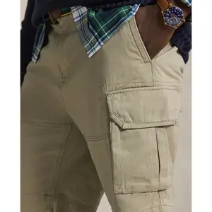 Ralph Lauren Classic Fit Twill Cargo Shorts - Tan