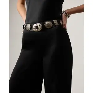 Ralph Lauren Daria Washed Satin Pant - Black