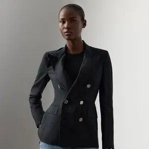 Ralph Lauren Camden Linen Jacket - Black