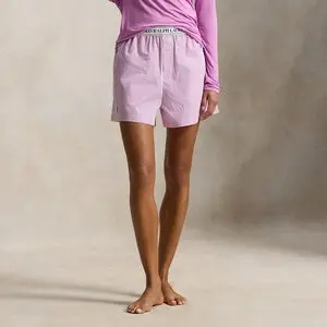 Ralph Lauren Striped Cotton Boxer White/violet