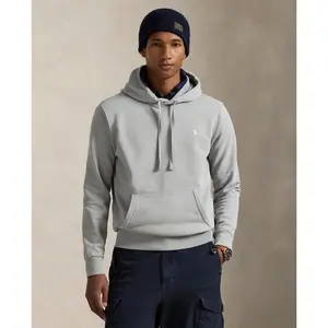 Ralph Lauren Loopback Fleece Hoodie - Soft Grey