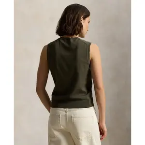 Ralph Lauren Sleeveless Crewneck Sweater
