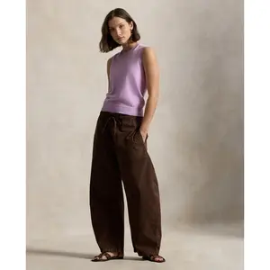 Ralph Lauren Sleeveless Crewneck Sweater - Soft Lilac