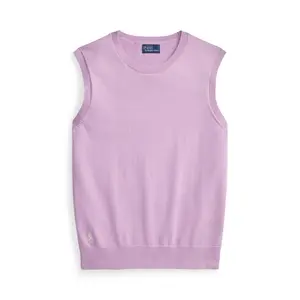 Ralph Lauren Sleeveless Crewneck Sweater - Soft Lilac