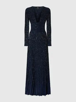 Missoni Sequin Textured Maxi Dress - Navy Blue