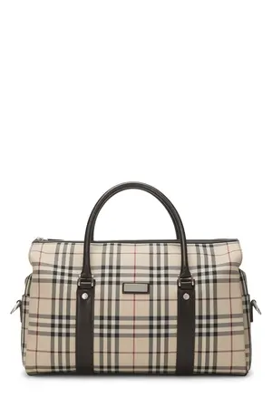 Burberry Check Duffle
