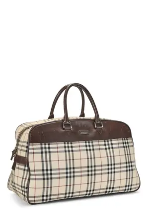Burberry House Check Canvas Bowler