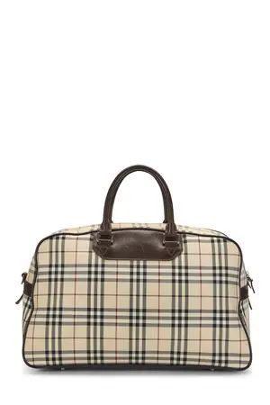 Burberry House Check Canvas Bowler