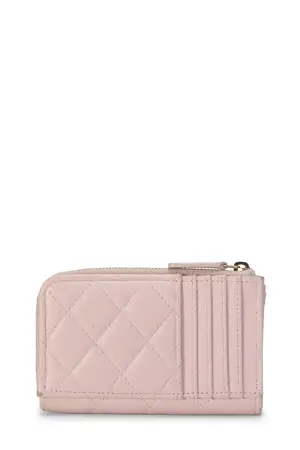 Chanel Caviar 'cc' Zip Card Holder