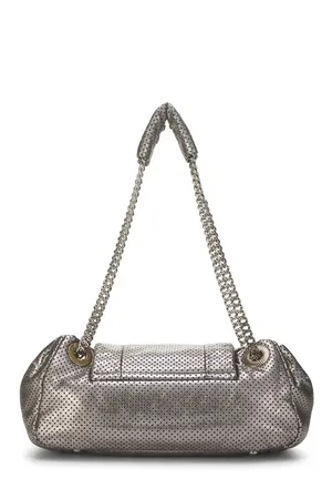 Chanel Perforated Drill Accordion Flap Bag Small