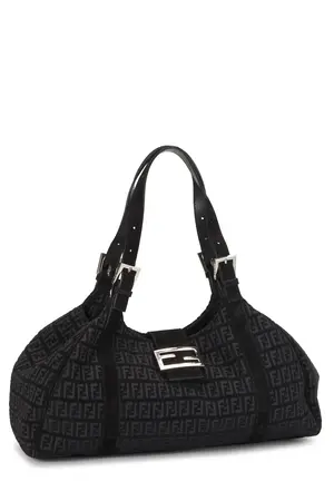 Fendi Velour Sporty Hobo Bag