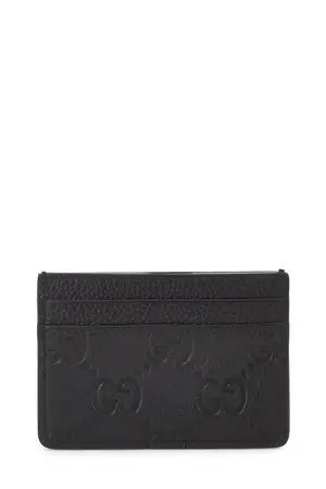 Gucci Ssima Card Case - Black