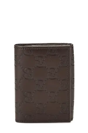 Gucci Ssima Card Holder - Brown
