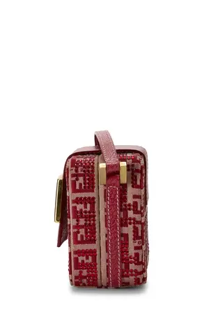 Fendi Crystal Embellished Cube Crossbody