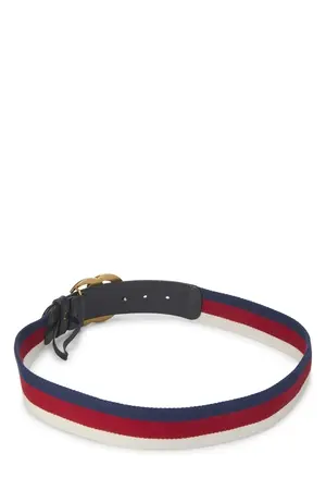 Gucci Web Canvas Gg Marmont Belt 90