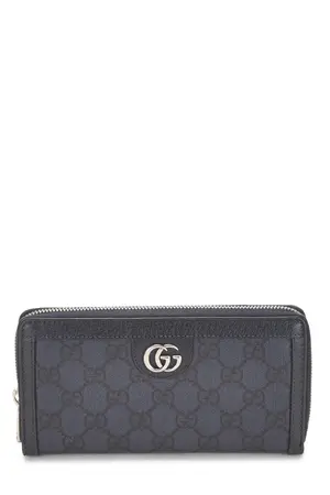 Gucci Gg Supreme Canvas Marmont Zip Wallet