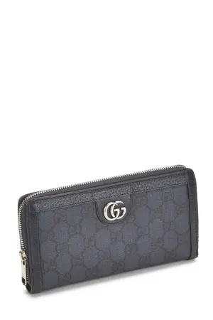 Gucci Gg Supreme Canvas Marmont Zip Wallet