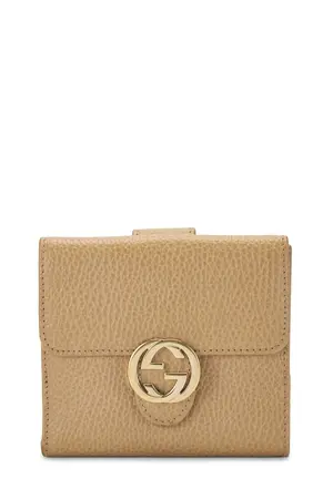 Gucci Interlocking Gg French Flap Wallet