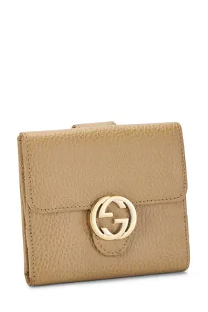Gucci Interlocking Gg French Flap Wallet