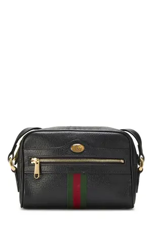 Gucci Ophidia Leather Crossbody Bag - Black