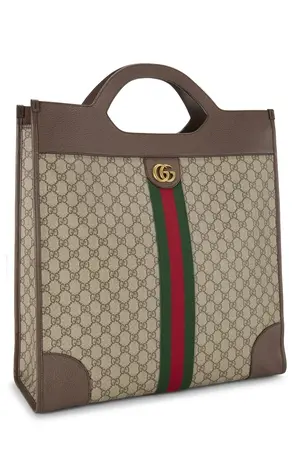 Gucci Gg Supreme Ophidia Top Handle Bag Medium