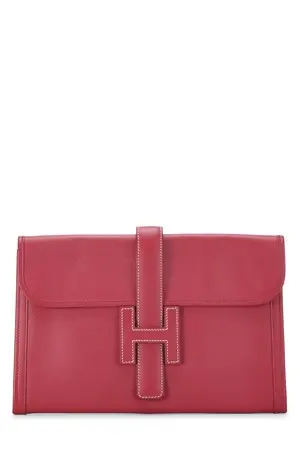 Hermès Epsom Jige - Rouge Vif