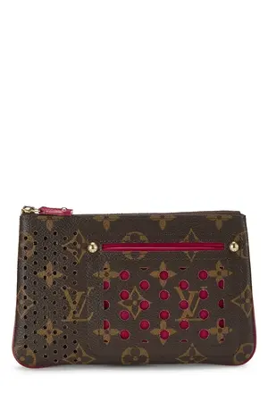 LOUIS VUITTON Monogram Pochette Plat - Pink