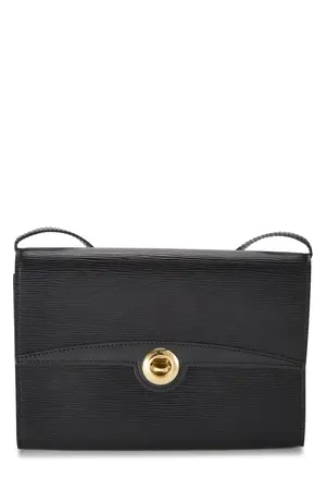 LOUIS VUITTON Epi Pochette Arches - Black