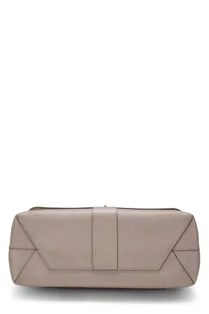 LOUIS VUITTON Calfskin Leather Very Top Handle Bag - Beige