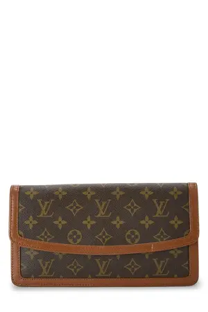LOUIS VUITTON Monogram Canvas Pochette Dam - Brown