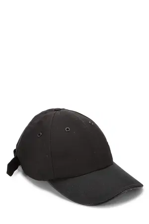 Burberry Canvas Check Baseball Cap Large - Black