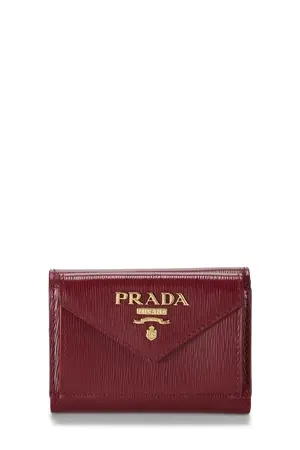 Prada Vitello Move Compact Wallet