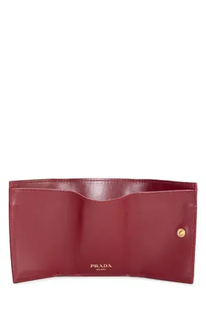 Prada Vitello Move Compact Wallet