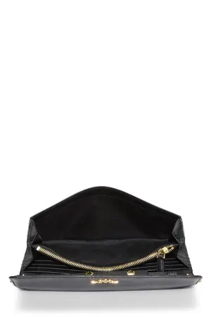 Prada Saffiano Continental Wallet On Chain