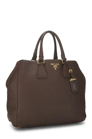 Prada Vitello Daino Shopping Tote