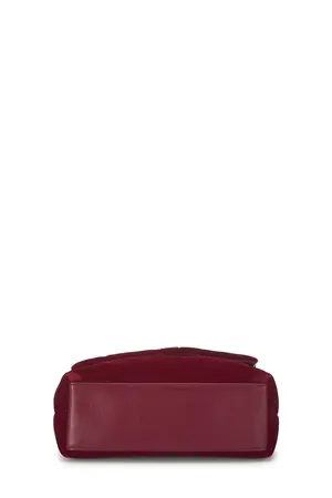 Saint Laurent Velvet Lou Lou Bag Small - Red