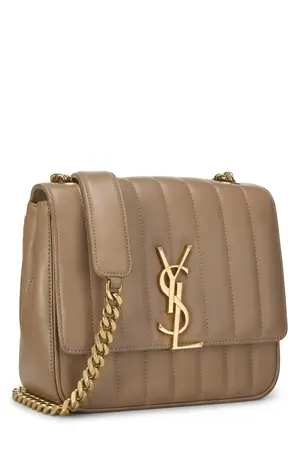 Saint Laurent Quilted Lambskin Vicky Crossbody Medium