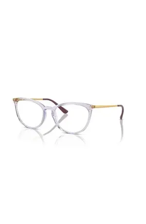VOGUE EYEWEAR 53mm Cat Eye Optical Glasses - Violet