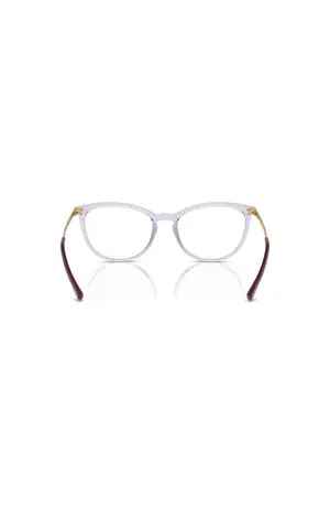 VOGUE EYEWEAR 53mm Cat Eye Optical Glasses - Violet