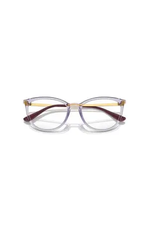 VOGUE EYEWEAR 53mm Cat Eye Optical Glasses - Violet