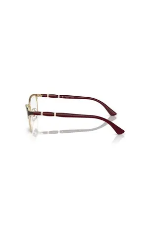 VOGUE EYEWEAR 52mm Cat Eye Optical Glasses - Red