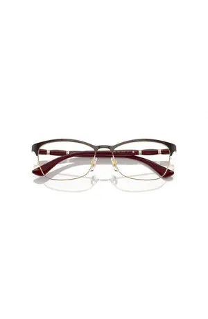 VOGUE EYEWEAR 52mm Cat Eye Optical Glasses - Red