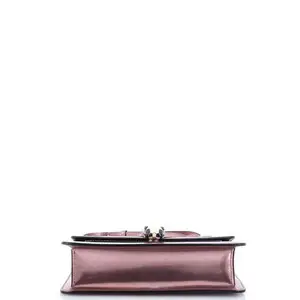 BVLGARI Serpenti Forever Shoulder Bag Metallic Leather Small
