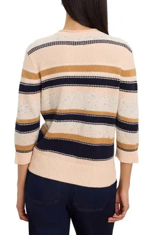 NIC+ZOE Mixed Stripe Sweater