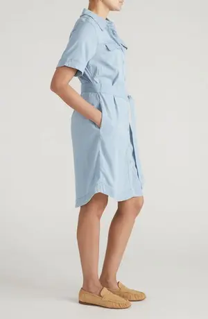 Universal Standard Tencel Chambray Shirtdress