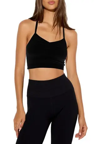 Spiritual Gangster Cassidy Bra Top - Black