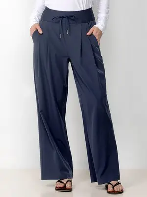 SINGLE STITCH Everyday Wide Leg Pant - Ink Blue